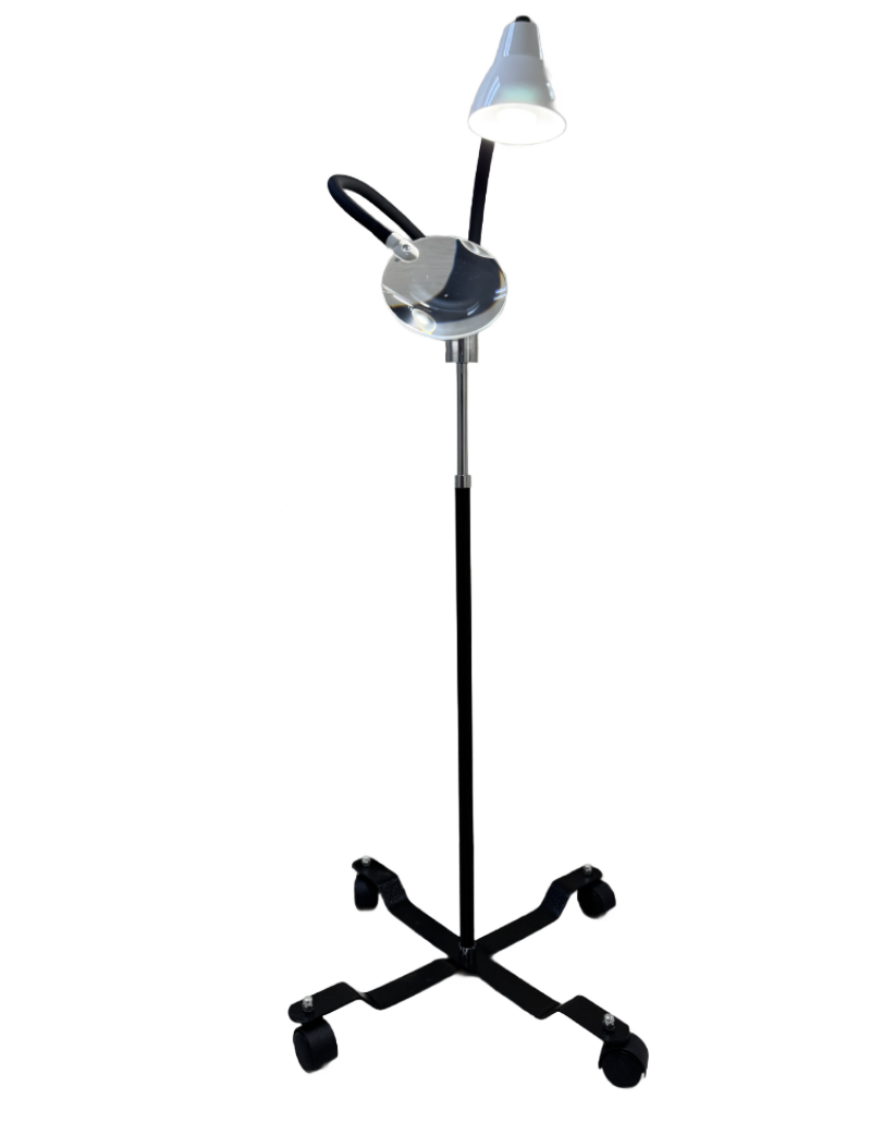 Double Arm Portable Magnifying Floor Lamp (14" and 18") | Mattingly Low ...